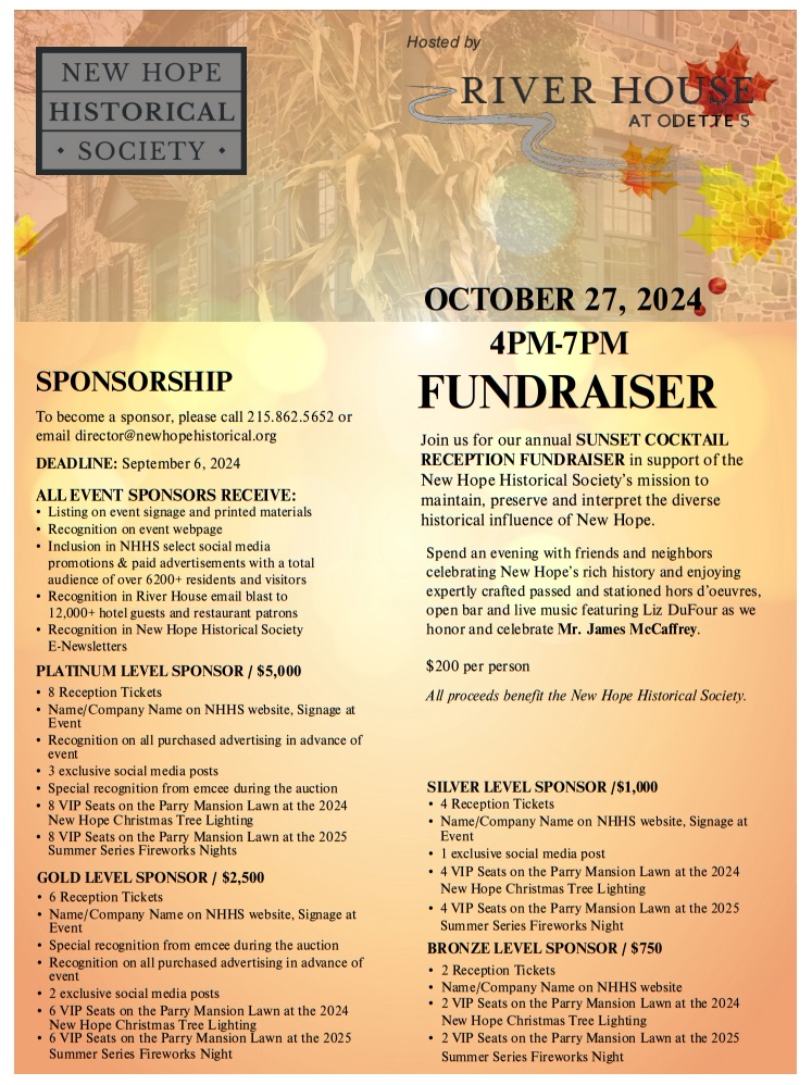 2024 Sunset Cocktail Reception Sponsorship Form